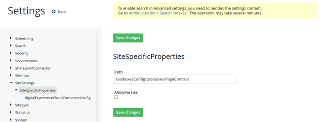 Manage The Configurations Sitefinity Cms Develop And Deploy