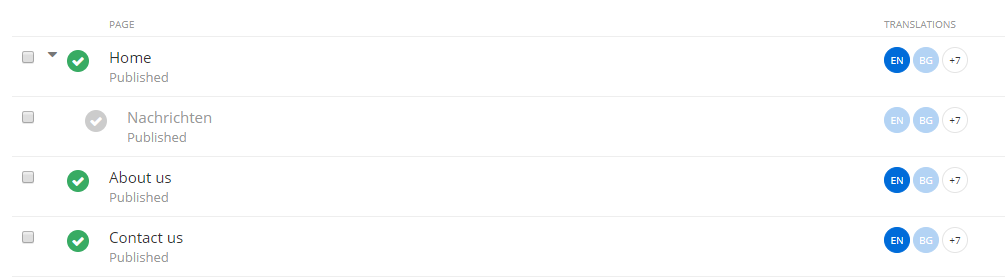 Translate pages - Sitefinity CMS Setup and maintenance