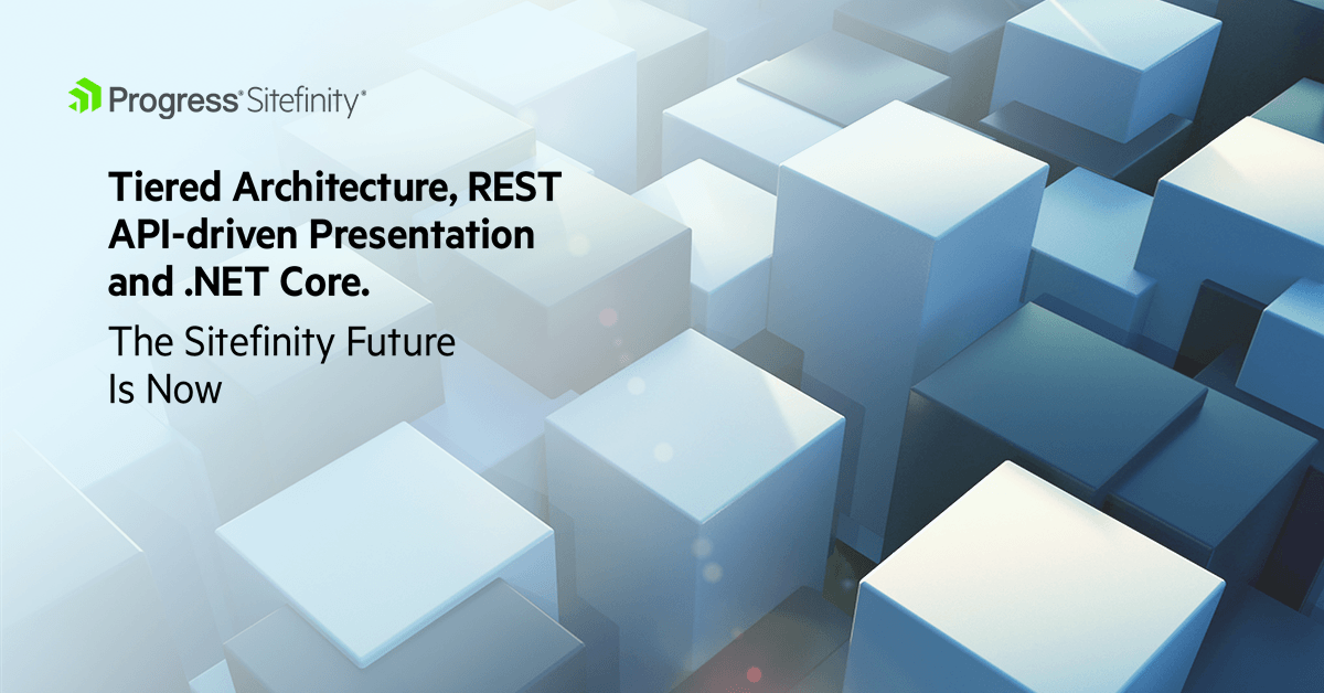 REST API-Driven Presentation and .Net Core in Sitefinity