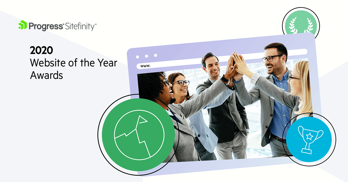 Sitefinity 2020 Website of the Year Award Winners