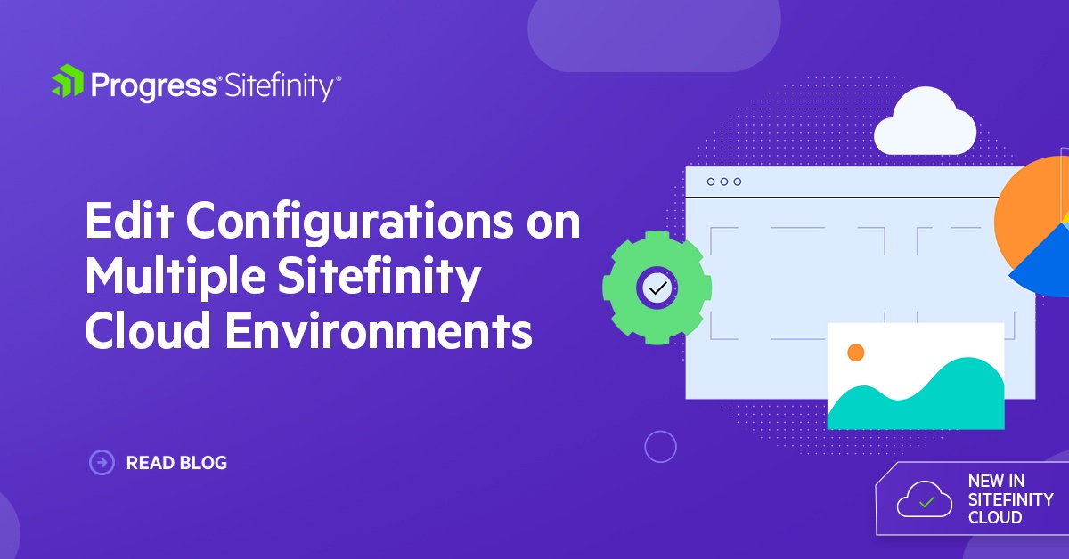 Edit Configurations Multiple Sitefinity Cloud Environments