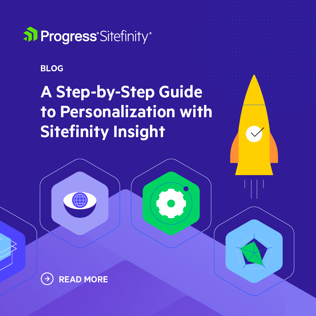 Website Personalization with Sitefinity Insight