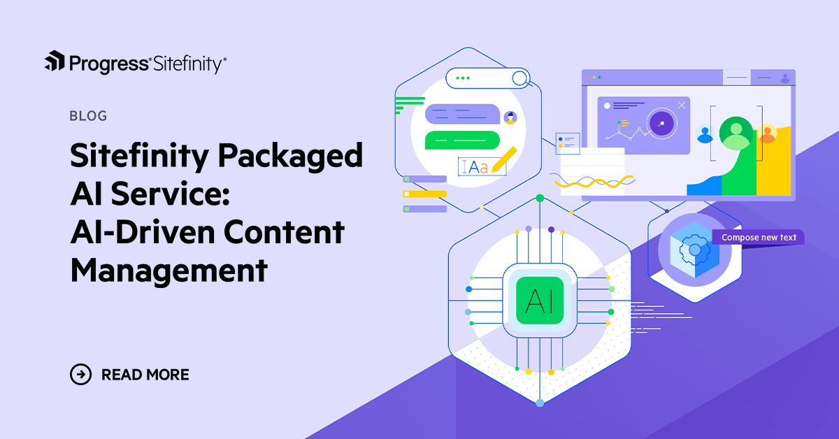 Sitefinity Packaged AI Service: AI-Driven Content Management