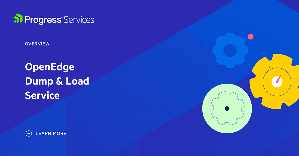 Progress OpenEdge Database Dump & Load Service
