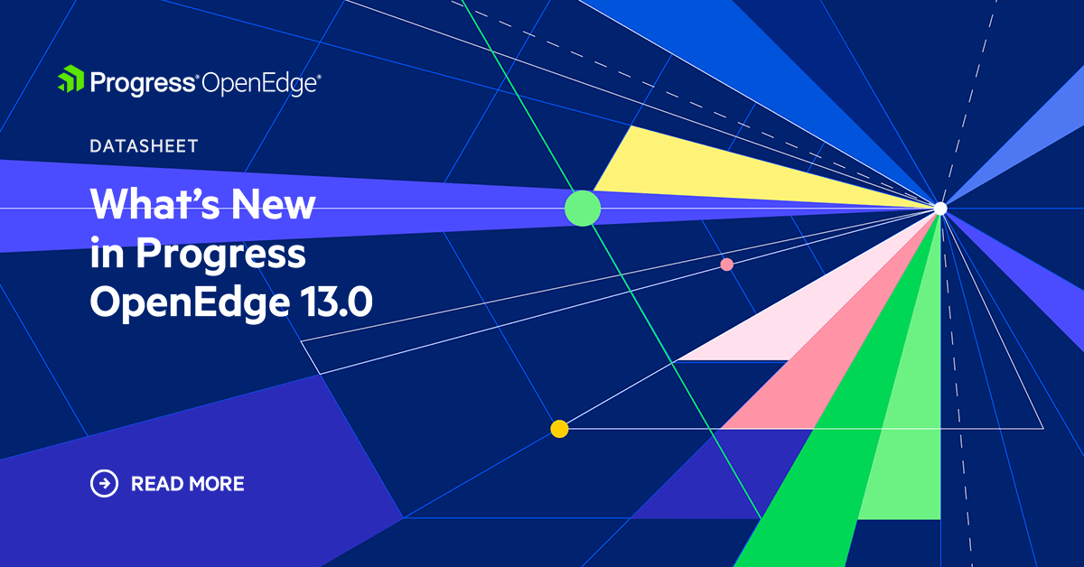What’s New in Progress OpenEdge 13.0
