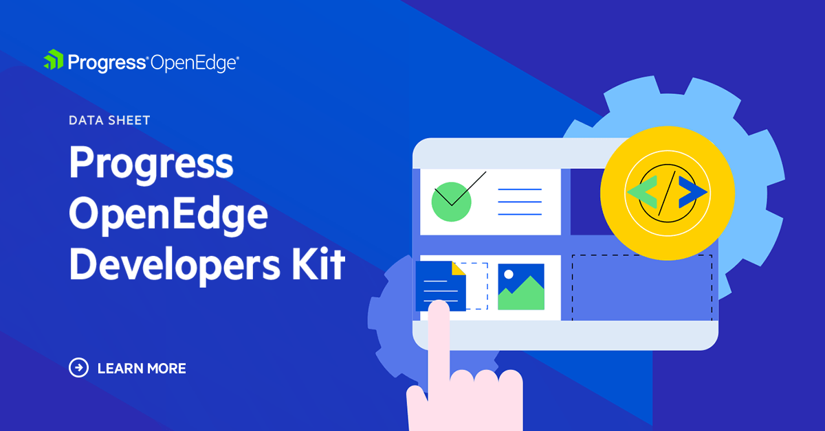 [Data Sheet] Progress OpenEdge Developers Kit