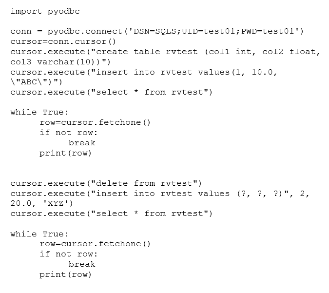Using DataDirect ODBC drivers with Python and pyodbc Using DataDirect ODBC drivers with Python and pyodbc