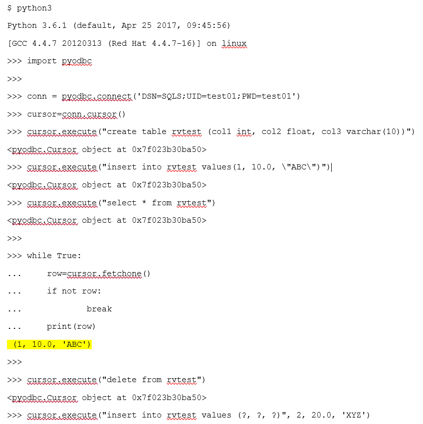 Using DataDirect ODBC drivers with Python and pyodbc Using DataDirect ODBC drivers with Python and pyodbc