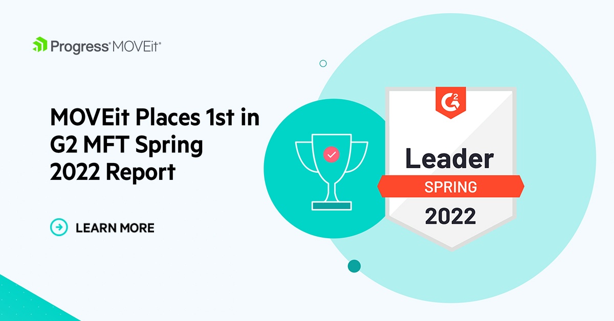 MOVEit ist führend im G2-Bericht für Managed File Transfer (MFT)