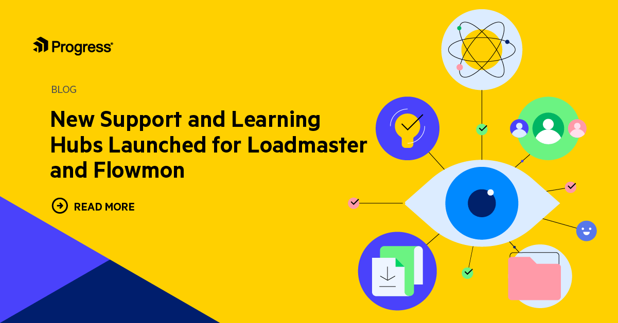 Learn About New Support and Learning Hubs for Flowmon and LoadMaster ...