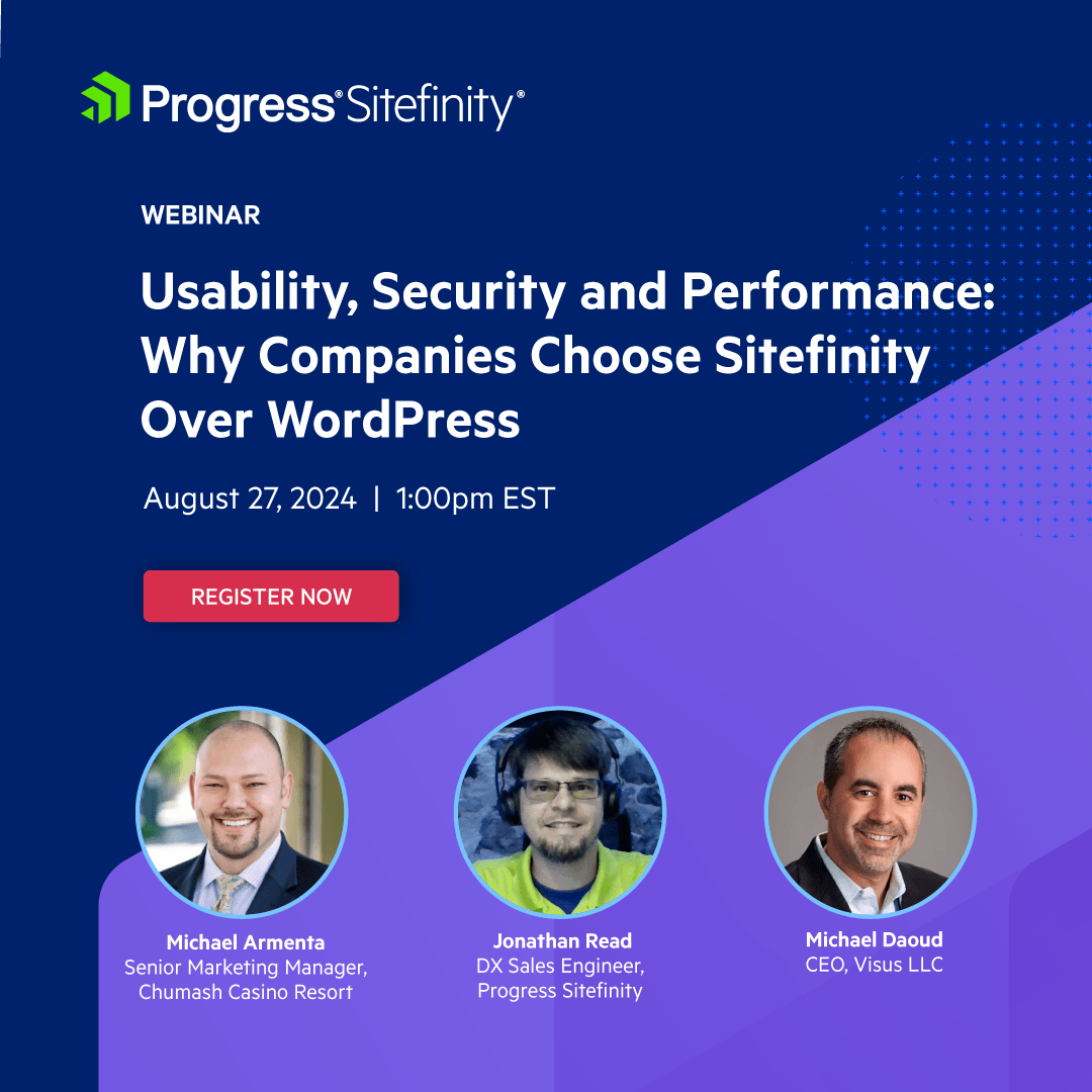 Digital Marketing and Content Management Resources - Progress Sitefinity